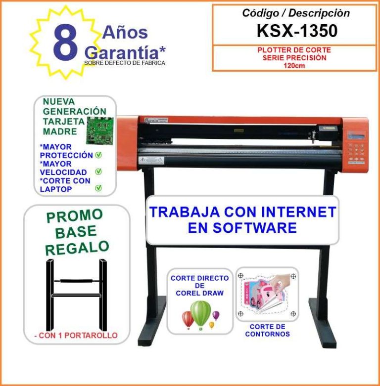 KSX-1350, PLOTTER DE CORTE SERIE PRECISIÓN, 120cm – Moritzu